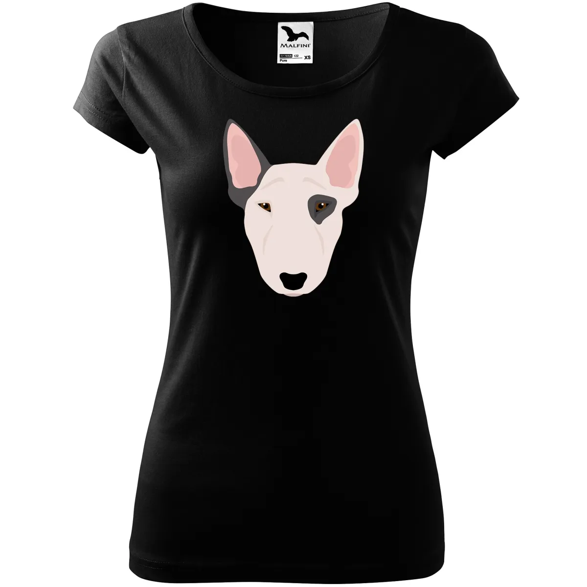 Dámské tričko Anglický bulteriér 2 Barva - Crazyshirts 00 -Bílá ...